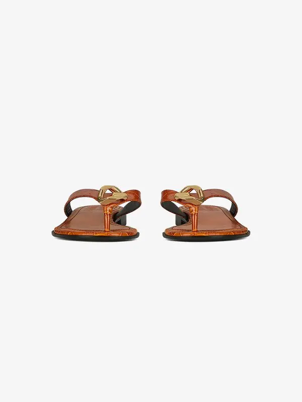 Givenchy G Chain Flat Sandals