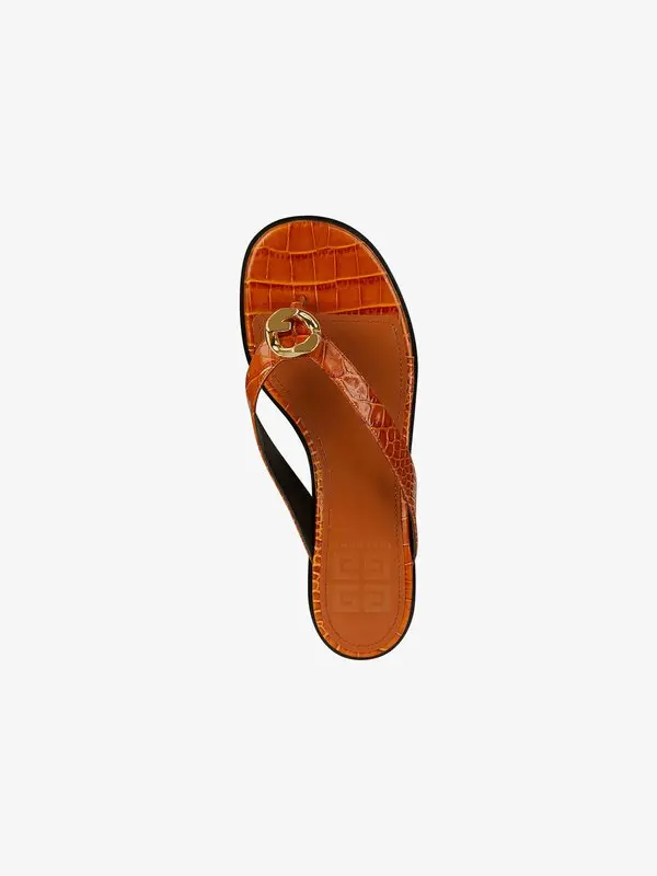 Givenchy G Chain Flat Sandals