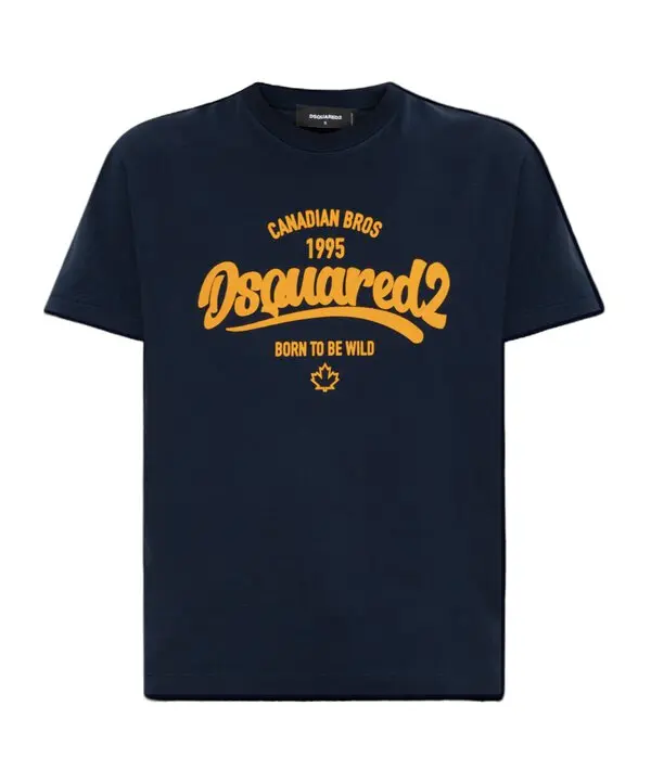 Dsquared2 Born To Be Wild" Graphic T-shirt - Black