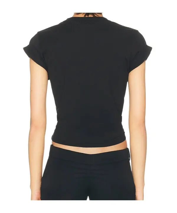 Givenchy Knot Detailed Cropped T-shirt