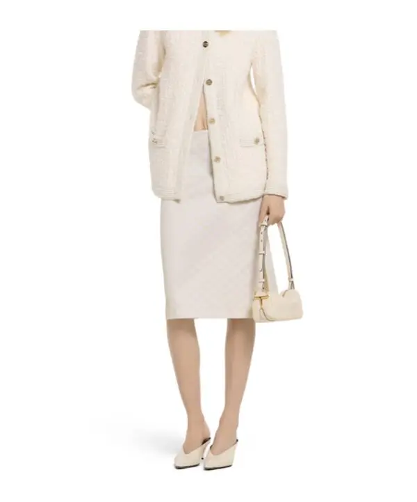 Gucci Gg Gabardine Skirt