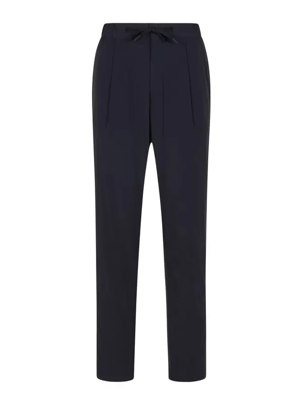 Herno Straight-leg Drawstring Trousers - Blue