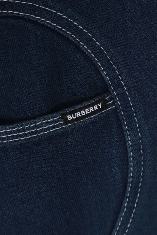 Burberry High-rise Skinny Jeans With Heart Motif