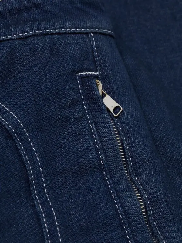 Burberry High-rise Skinny Jeans With Heart Motif