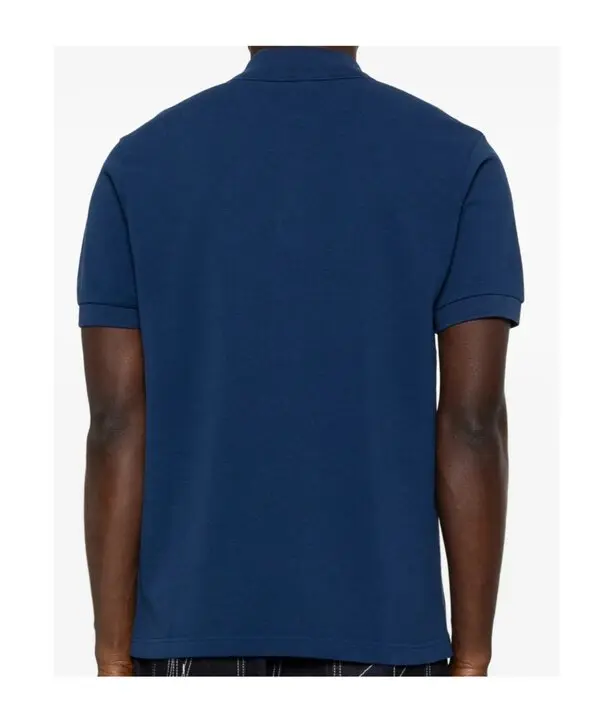 Kenzo Logo Embroidered Short-sleeve Polo Shirt - Blue