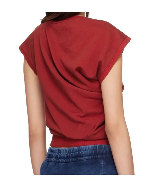 VIVIENNE WESTWOOD Asymmetric Logo Top - Red