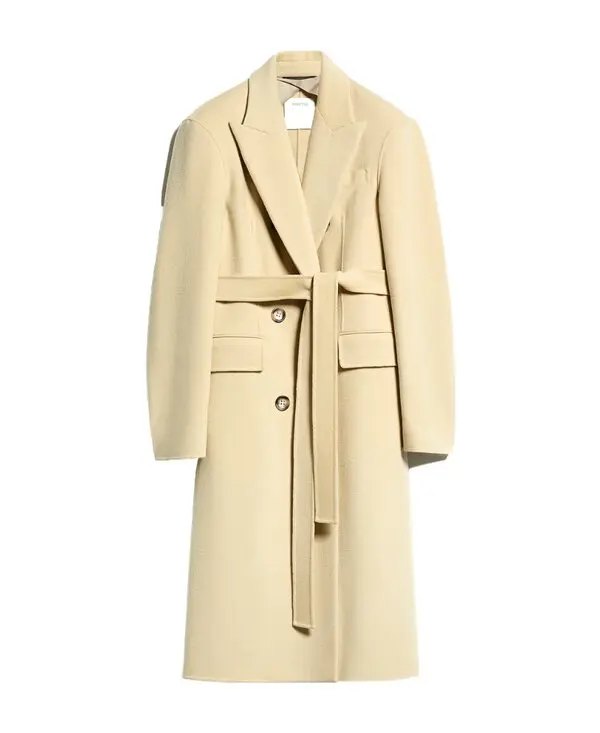 Sportmax Double-breasted Wool Coat - Nude