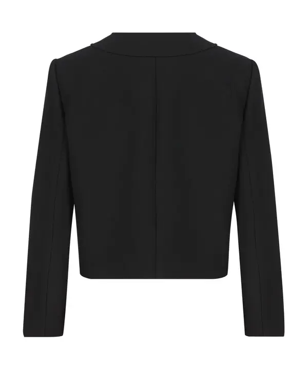 Celine Brompton Jacket In Gauffered Double Wool