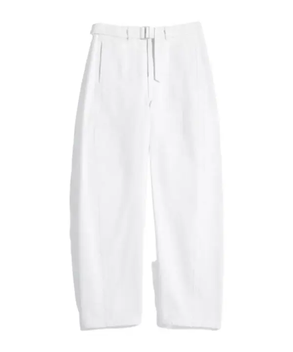 LEMAIRE Buckle Jeans - White