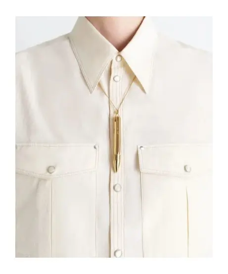 LEMAIRE X Carl Auböck Pen Pendant Necklace - Yellow