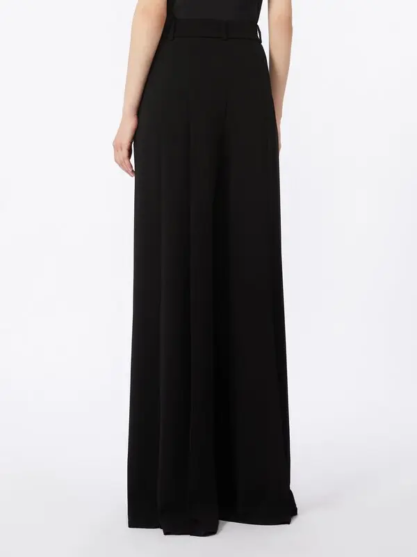 Max Mara High-waisted Tasseled Belt Trousers