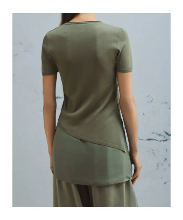 Marella Asymmetrical Drawstring Sweater