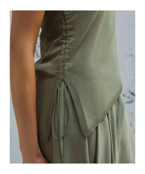 Marella Asymmetrical Drawstring Sweater