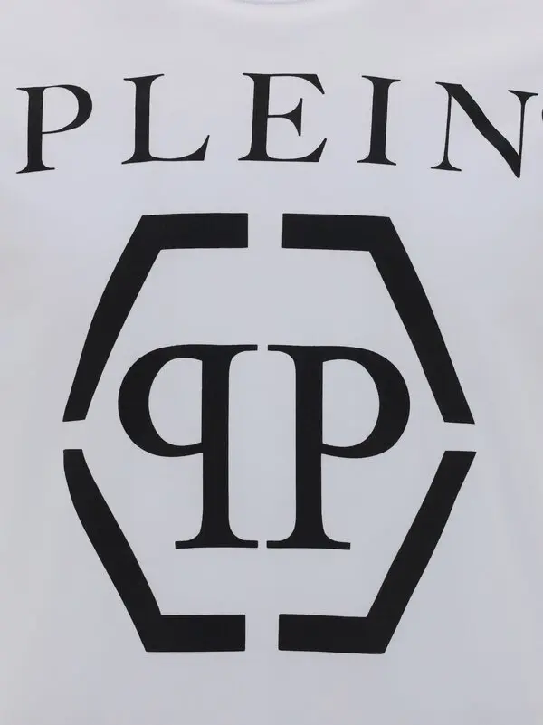Philipp Plein Logo-print Crew Neck T-shirt - White