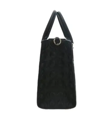 COACH Embossed Monogram Top Handle Shoulder Bag
