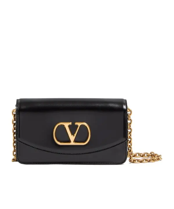 Valentino Garavani Vlogo Signature Clutch Bag - Black
