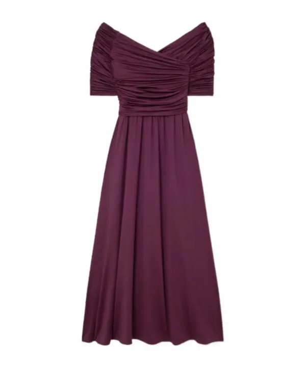 Altuzarra Plain Weave Fabric Extra-long Dress - Red