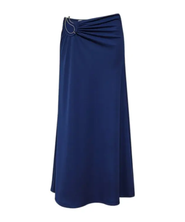 Christopher Esber Ruched Ring-detail Maxi Skirt