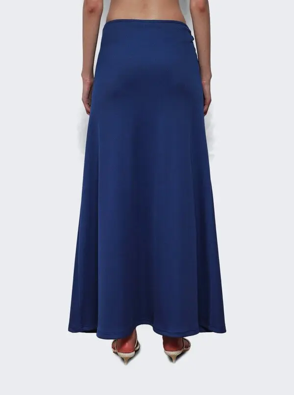 Christopher Esber Ruched Ring-detail Maxi Skirt