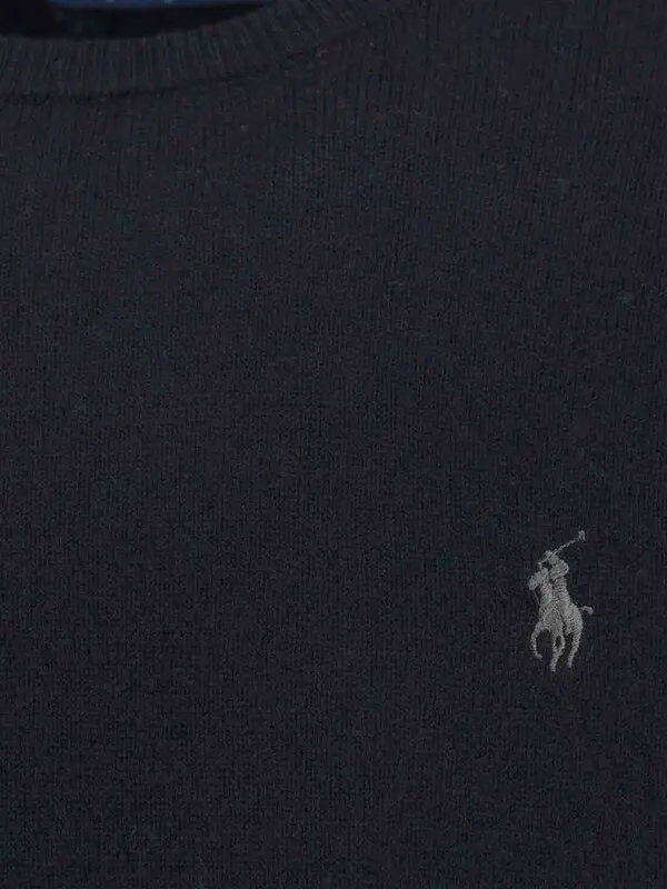 Polo Ralph Lauren Crew Neck Knit Sweater - Black