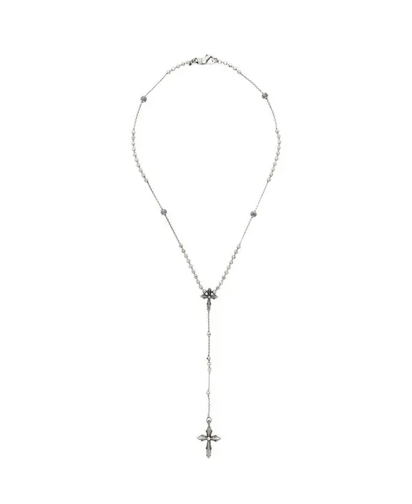 Emanuele Bicocchi Rosario Pendant Necklace - Gray
