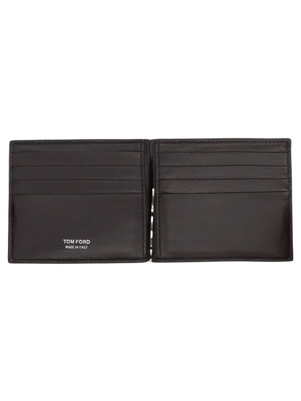 TOM FORD Embossed Wallet - Brown