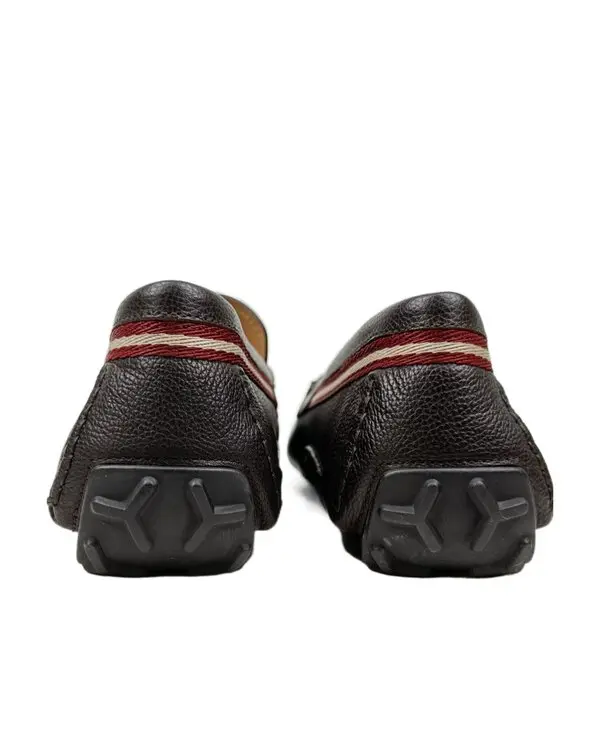 Bally Logo Driving Loafers - Black