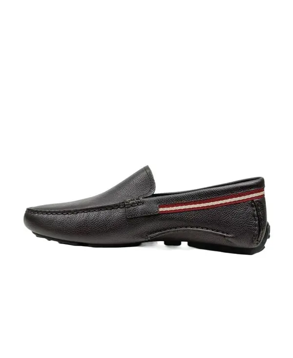 Bally Logo Driving Loafers - Black