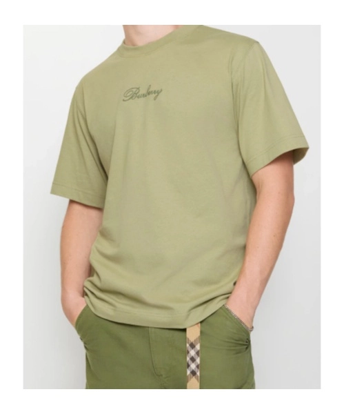 Burberry Logo Embroidered Crewneck T-shirt - Gladgren