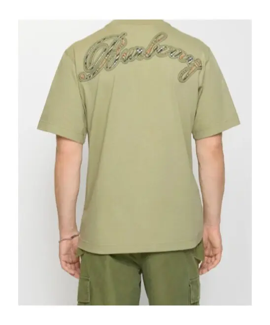 Burberry Logo Embroidered Crewneck T-shirt - Gladgren