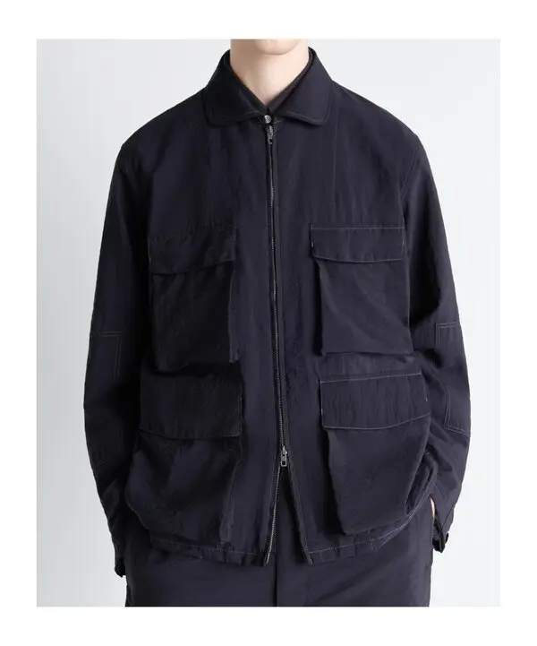 LEMAIRE 3d Pocket Jacket - Squid Ink