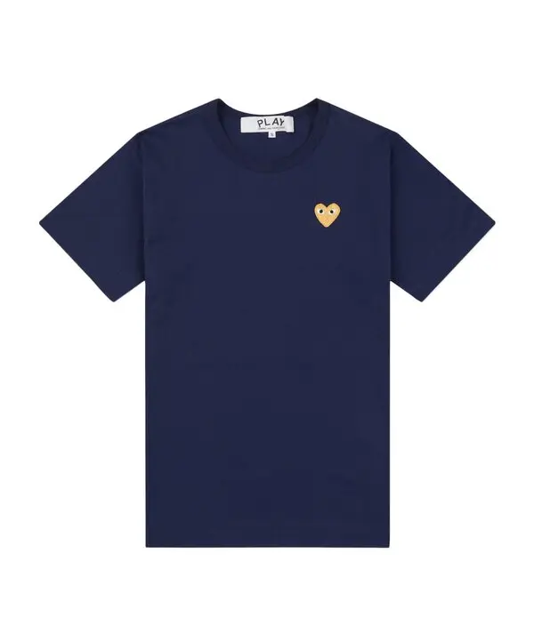 Play Comme Des Garcon Short Sleeve T-shirt - Blue