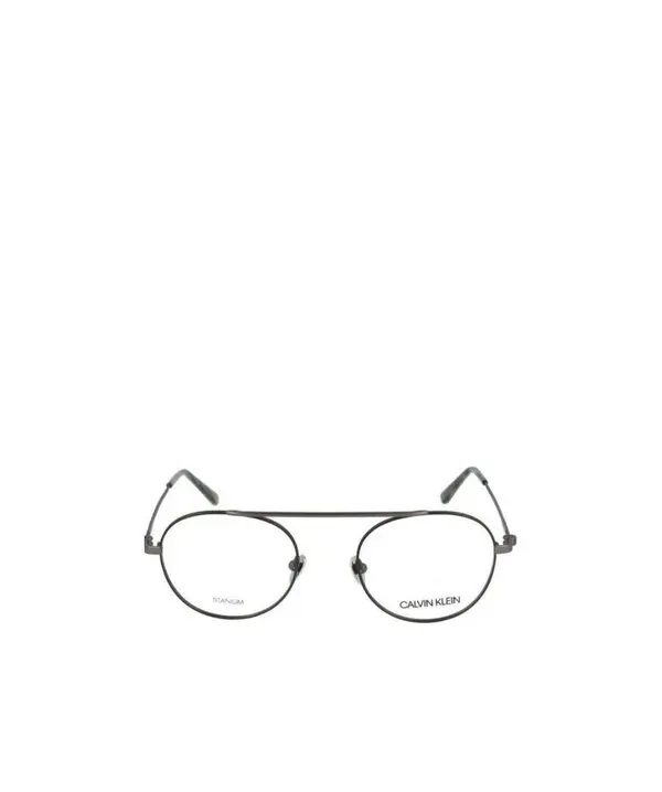 Calvin Klein Ultra-fine Frame Flat Lens Eyeglasses - White