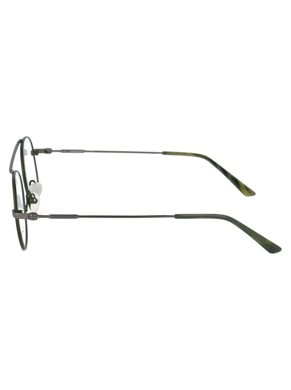 Calvin Klein Ultra-fine Frame Flat Lens Eyeglasses - White