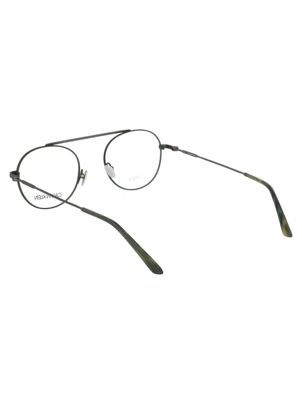 Calvin Klein Ultra-fine Frame Flat Lens Eyeglasses - White