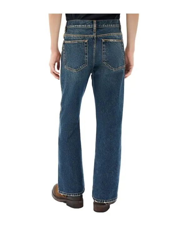 ANN DEMEULEMEESTER Alarik Stonewashed Stripe Trousers
