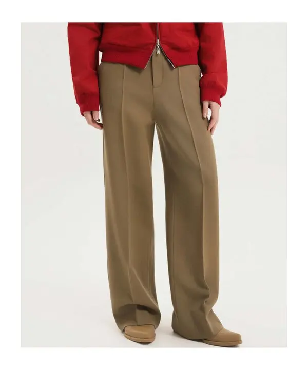 1989 STUDIO Wide-leg Tailored Trousers - Olive