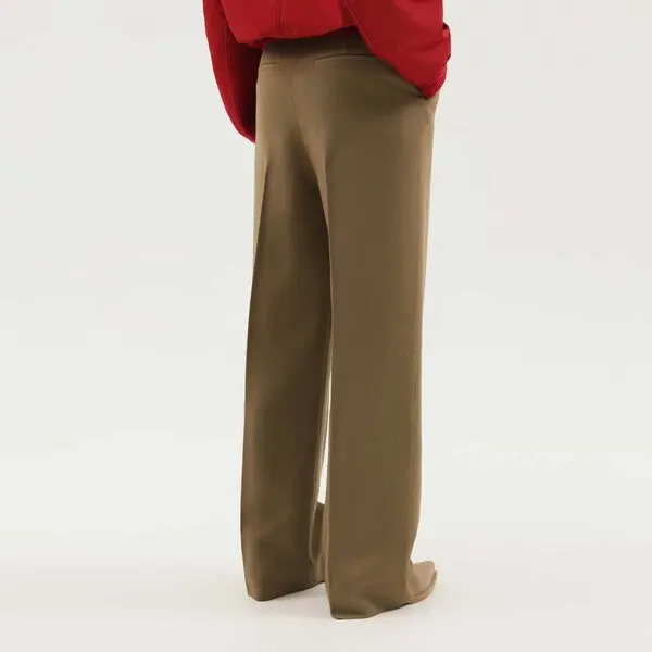 1989 STUDIO Wide-leg Tailored Trousers - Olive