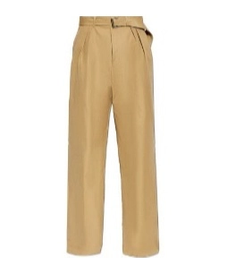 Dries Van Noten Pleated Belted Trousers - No