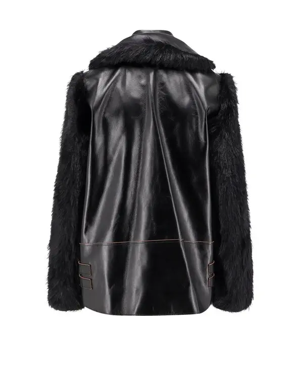 Sacai Zipped Panelled Jacket - Black