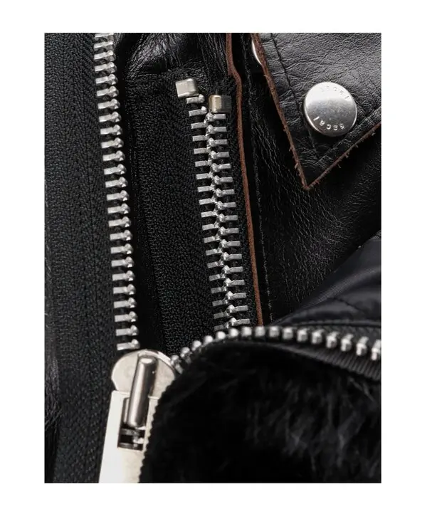 Sacai Zipped Panelled Jacket - Black
