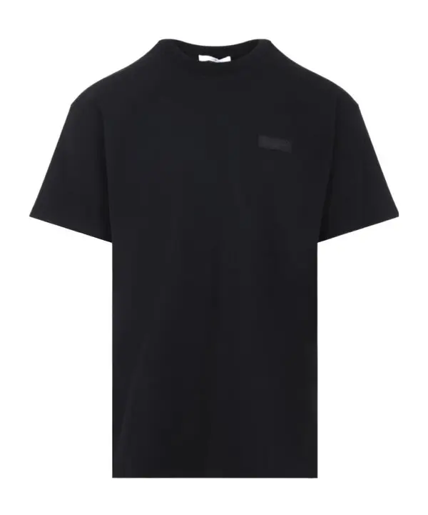 Givenchy Logo Patch Crew Neck T-shirt - Black