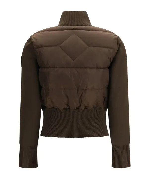 Canada Goose Hybridge Wide Quilt Knit Jacket - Terra