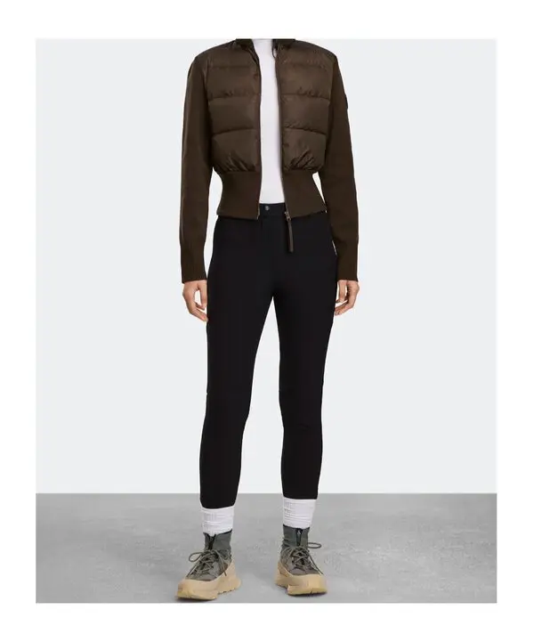 Canada Goose Hybridge Wide Quilt Knit Jacket - Terra