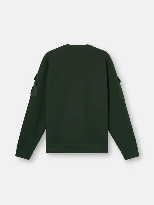 Stone Island Logo Patch Crewneck Sweatshirt - No