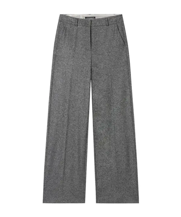 LUISA CERANO Belt-loop Casual Pants - Dark Gray