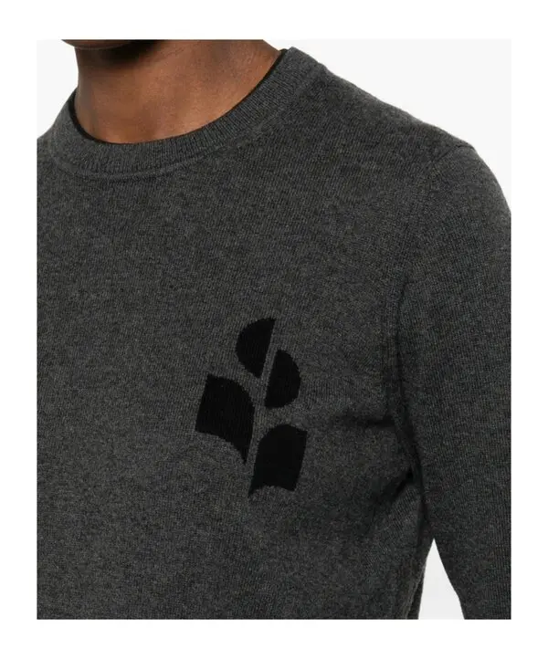 Isabel Marant Étoile Lanta Crewneck Jumper With Brand Logo