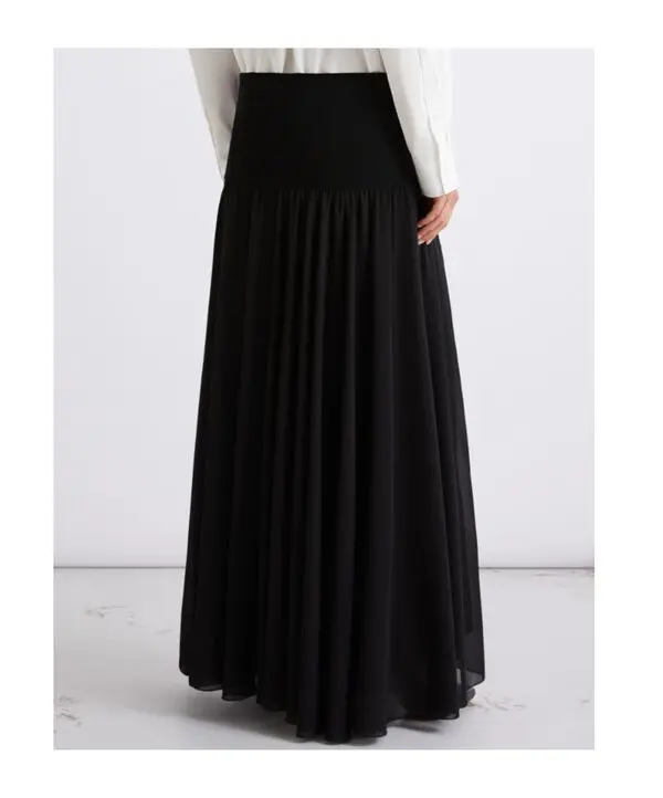 Marella Flared Georgette Skirt