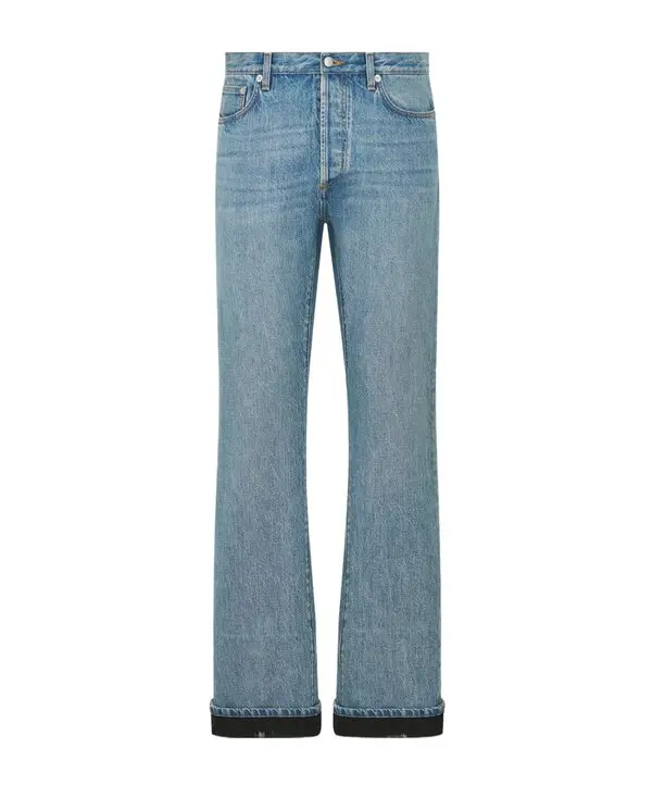 Dior Cotton Denim Jeans With Quilted Cannage Lining