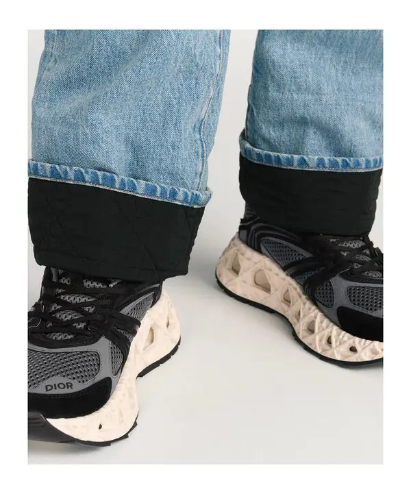 Dior Cotton Denim Jeans With Quilted Cannage Lining